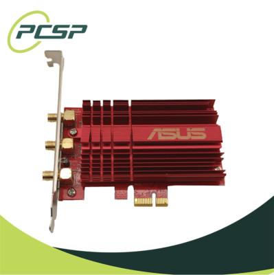 ASUS PCE-AC68 Dual Band 3x3 802.11ac PCIe High Profile WIFI Network ...