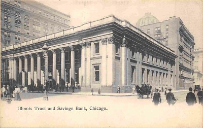 Illinois Trust and Savings Bank Chicago Illinois 1908 postcard | eBay