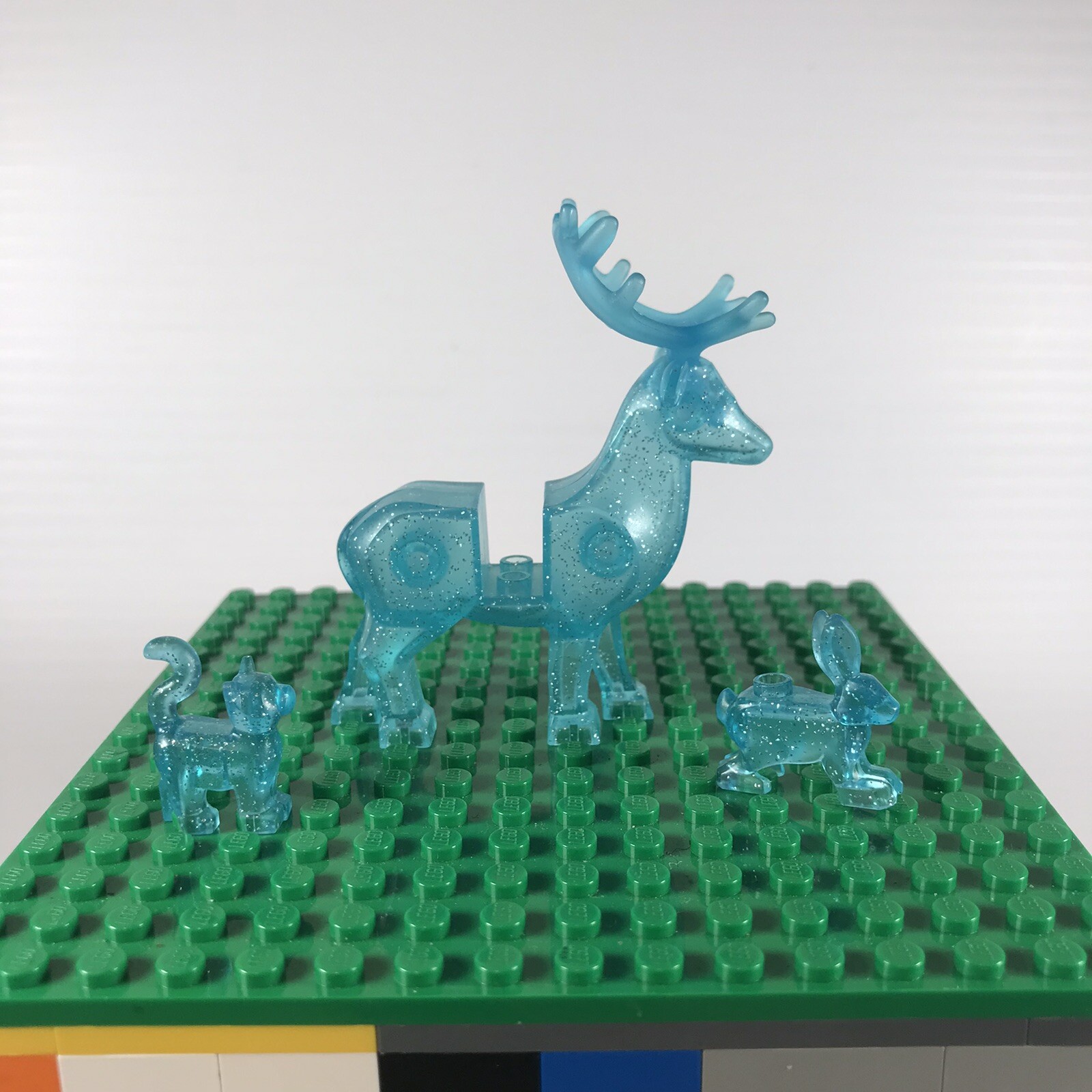 Lego Glitter Reindeer Minifigure Trans Blue Deer 75945 Harry Potter ...
