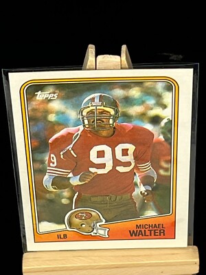 1988 TOPPS - Michael Walter #49 - 49'ers | eBay