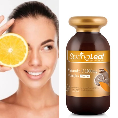 Springleaf Vitamin C 1000mg Complex Chewable 200 Tablets | eBay Australia