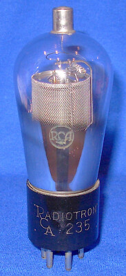 Rare Good Early RCA Radiotron Type 235 Conical Grid Vacuum Tube | eBay