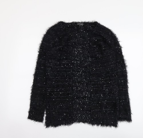 Al Paradise Womens Black Round Neck Viscose Blend Jumper Size M | eBay UK