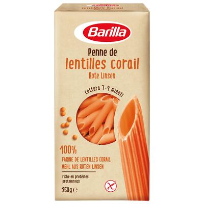Barilla Pâtes De Lentilles Corail Lentilles Rouges sans Gluten | eBay