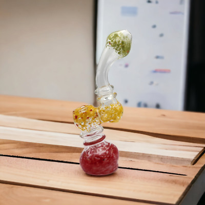 Rasta Colored Frit Sherlock Bubbler | eBay