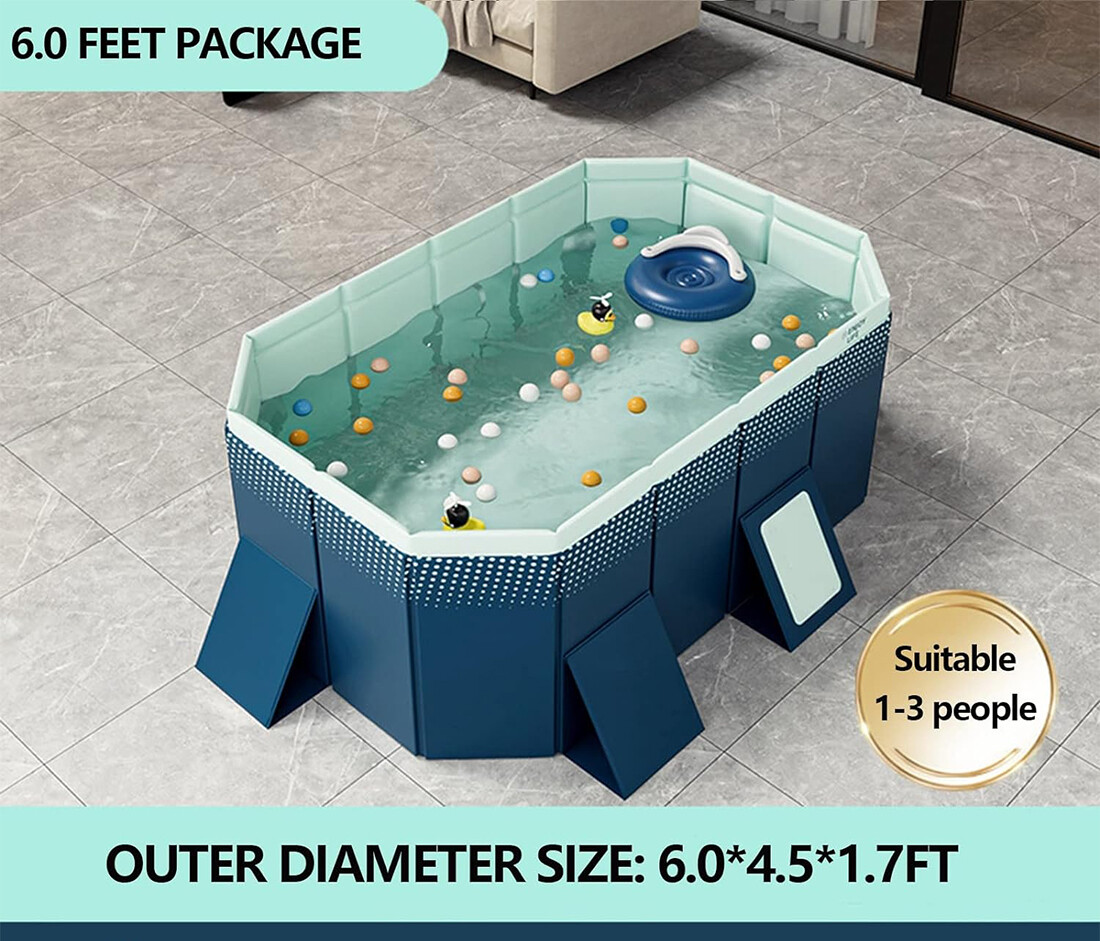 Non-Inflatable Kiddie Pool Swimming Pool Family Water Play Thickened ...