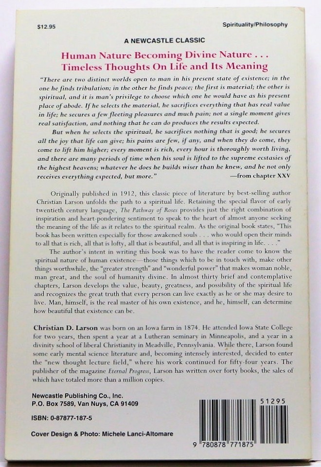 The Pathway of Roses: Paths to the Life Beautiful by Christian D ...