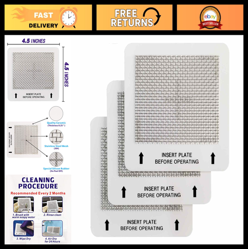 Universal Ceramic Ozone Plates for Ozone Generators - Washable Air ...
