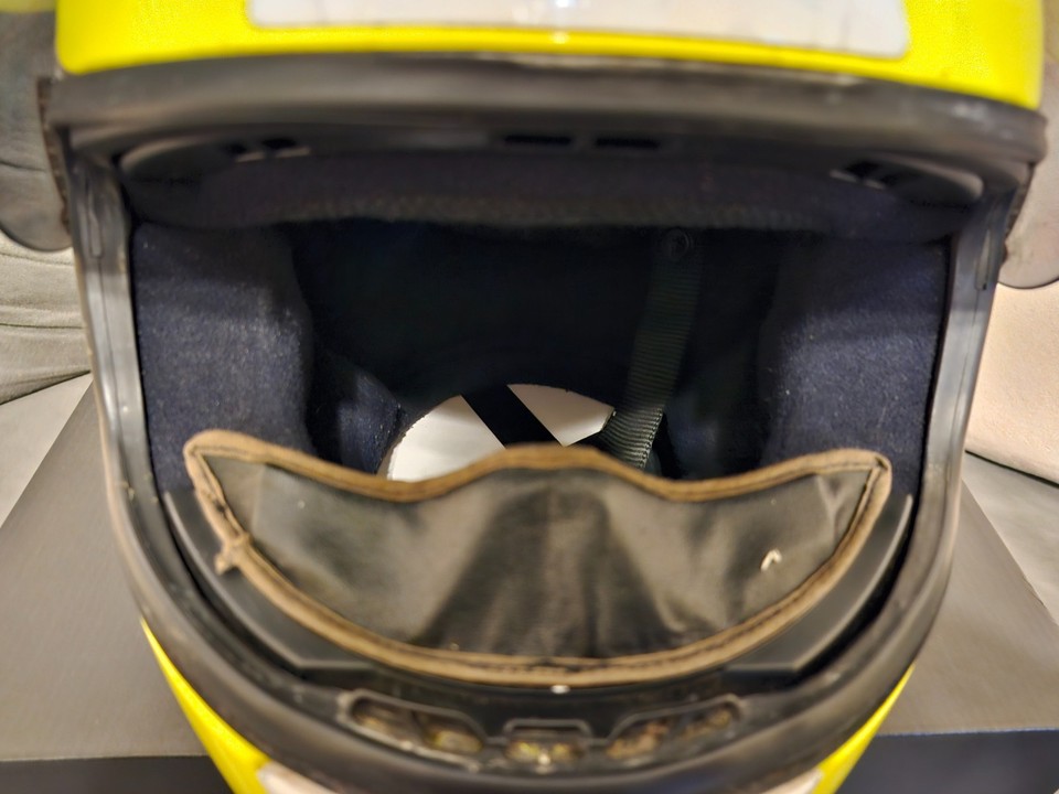 Shoei Scott Russell Autograph Motorcycle Race Helmet 97-98 AMA ...