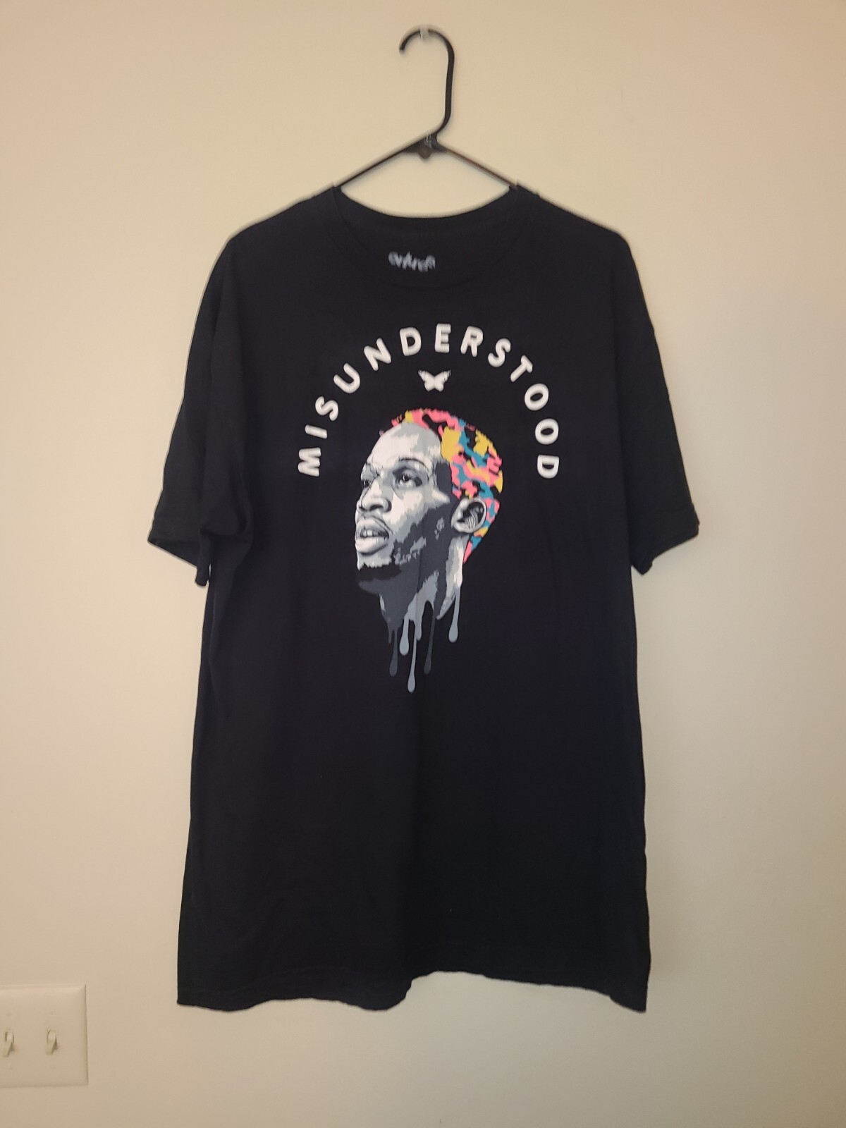 Dennis Rodman Misunderstood Black T-Shirt Entree (aut… - Gem
