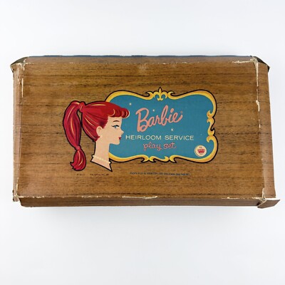 Barbie 1962 Heirloom Service Play Set Plastic Silverware Original Box ...