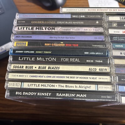 Music CD lot U-pick T-Bone Walker, Little Milton, Muddy Waters, Howlin ...