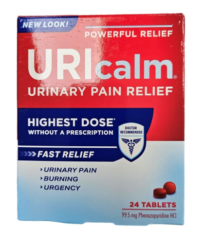 Uricalm Max Strength Urinary Pain & Burning 24ct ( 2 pack ) -- NEW LOOK ...