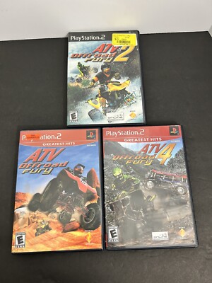 Playstation 2 PS2 ATV Offroad Fury, ATV Offroad Fury 2, ATV Offroad ...
