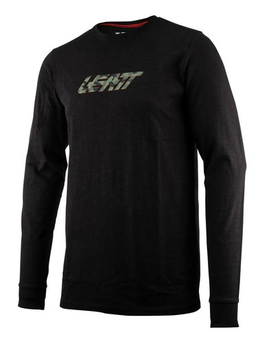 Leatt Camo Mens Long Sleeve T-Shirt Black SM | eBay
