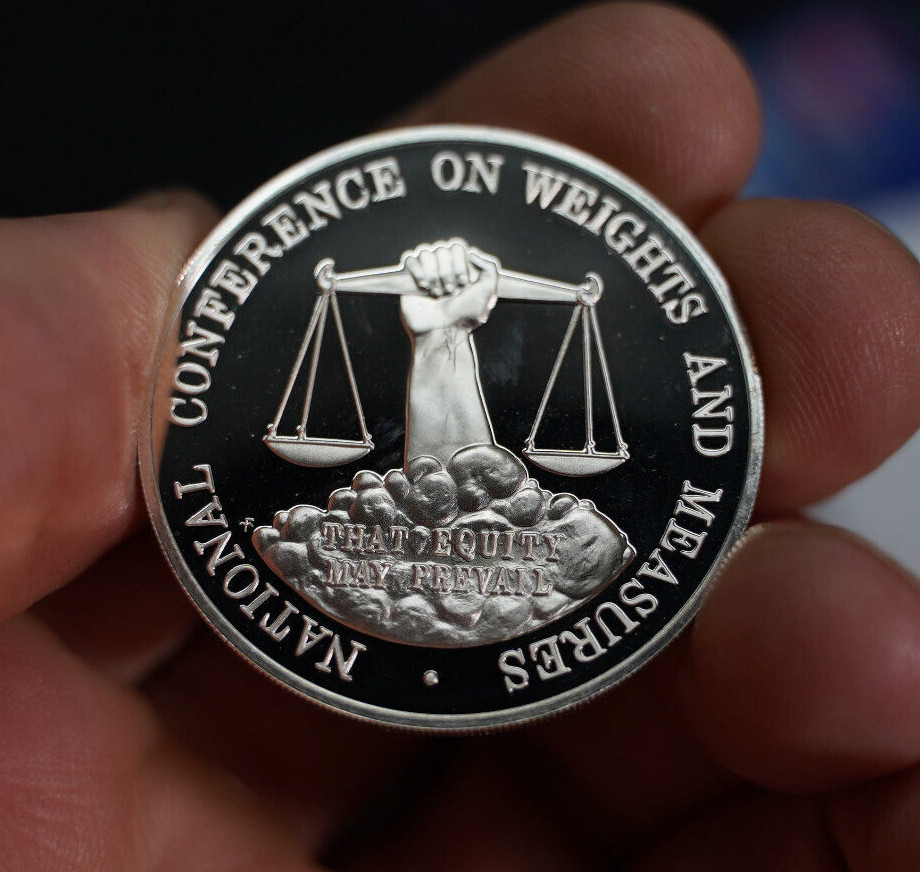 1799 - 1974 John Adams Weights and Measures Conference .925 Silver ...