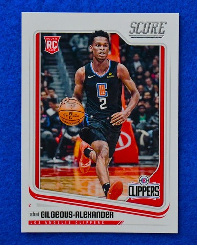 SHAI GILGEOUS-ALEXANDER 2018-19 Panini Chronicles SCORE ROOKIE card OKC ...