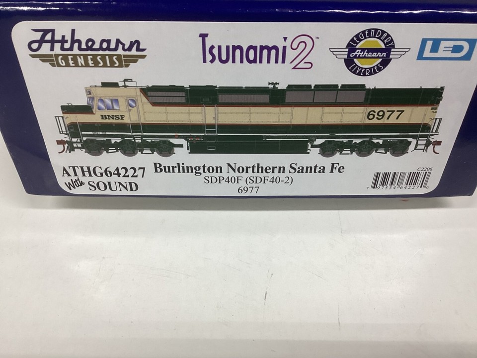 Athearn Genesis #G64227 HO scale “BNSF” SDP40F with DCC & SOUND Rd ...
