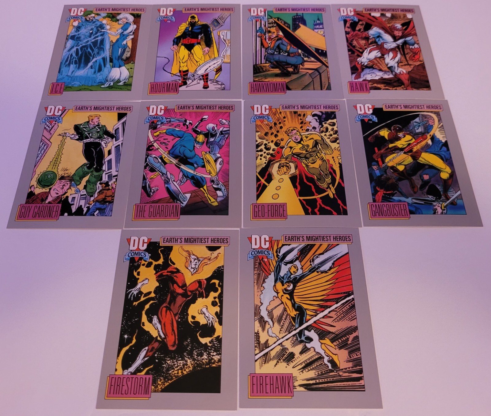 #13 (Lot Of 10) Assorted 1991 Impel DC Comics Super Hero Trading Cards ...