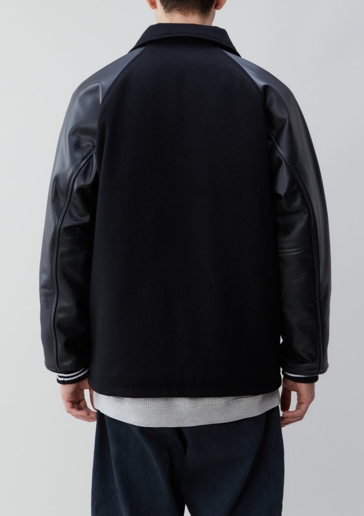 NEIGHBORHOOD Club WCL Varsity Jacket leather wool nbhd japan NEIGHBORHOOD Club WCL Varsity Jacket leather wool nbhd japan