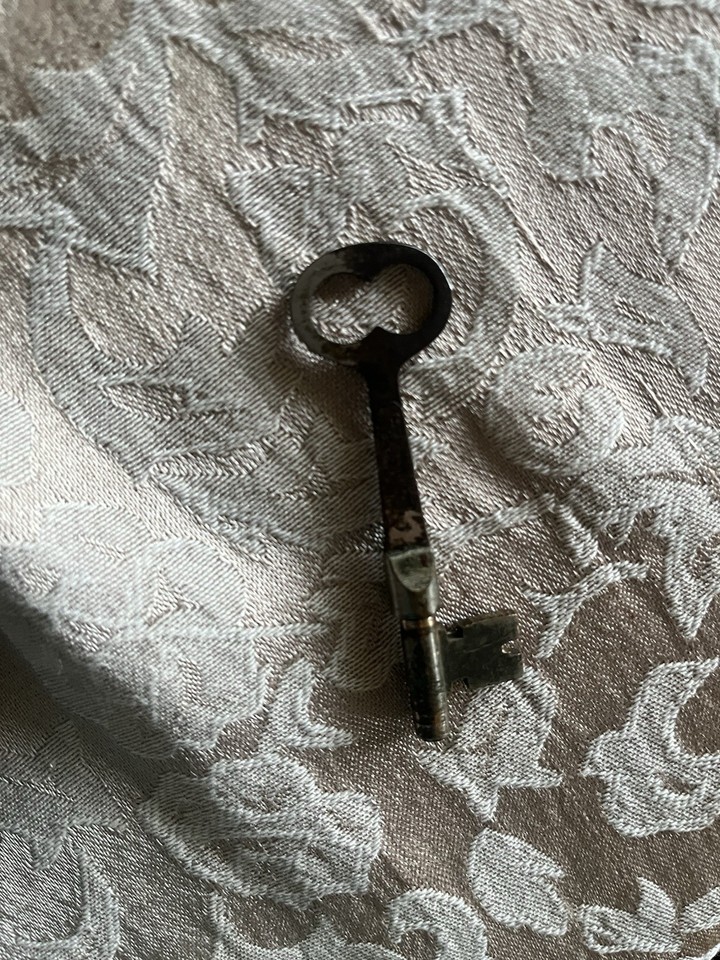 Norwalk Antique Rim Door Lock With Key WORKS with Working Deadlock cast ...