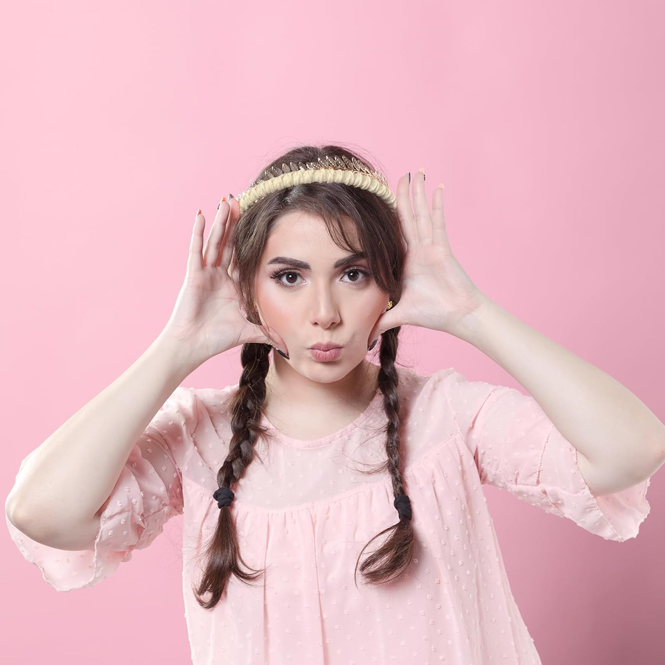 5 Pack Comb Braided Headband with Teeth for Women, Non Slip Hairband ...