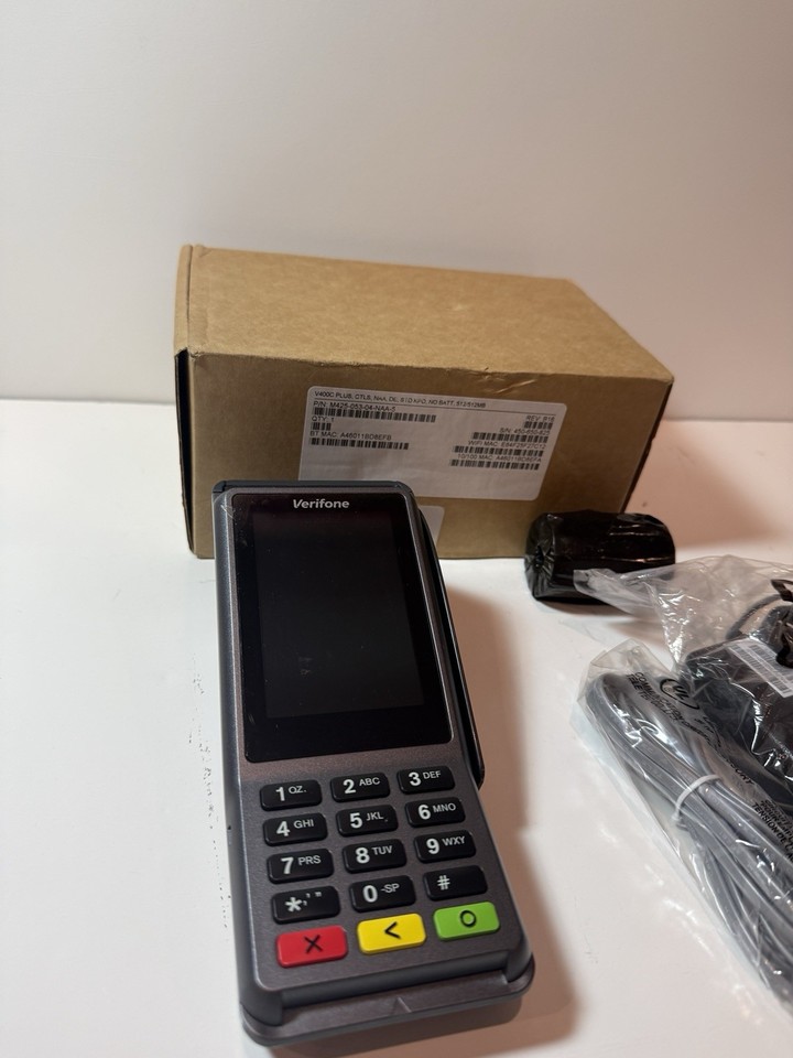 Verifone V400C Plus 512MB Credit Card Payment Machine M425-053-04-NAA-5 ...