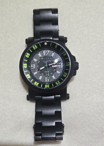 Reactor Brand Fallout 2 Mens Watch Black/green EUC | eBay