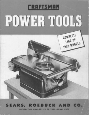 1950 Craftsman 1950 Power Tools Instructions | eBay