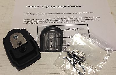 NEW Rearview Mirror Camlock-to-Wedge Mount Adapter Kit For Subaru Honda ...