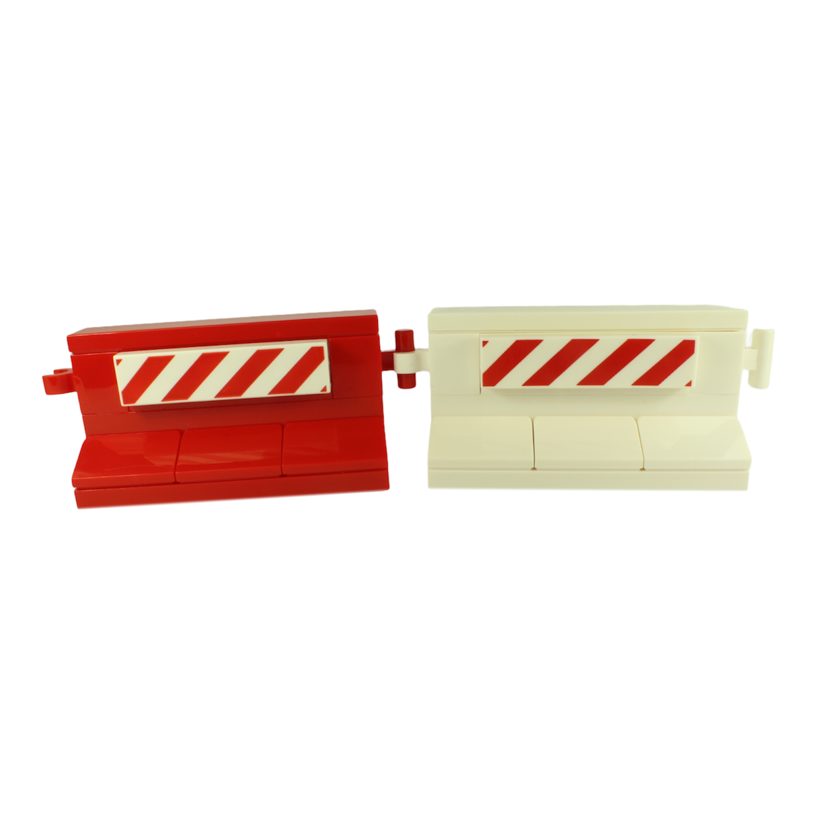 LEGO city road base plate traffic safety barriers for car minifigure ...