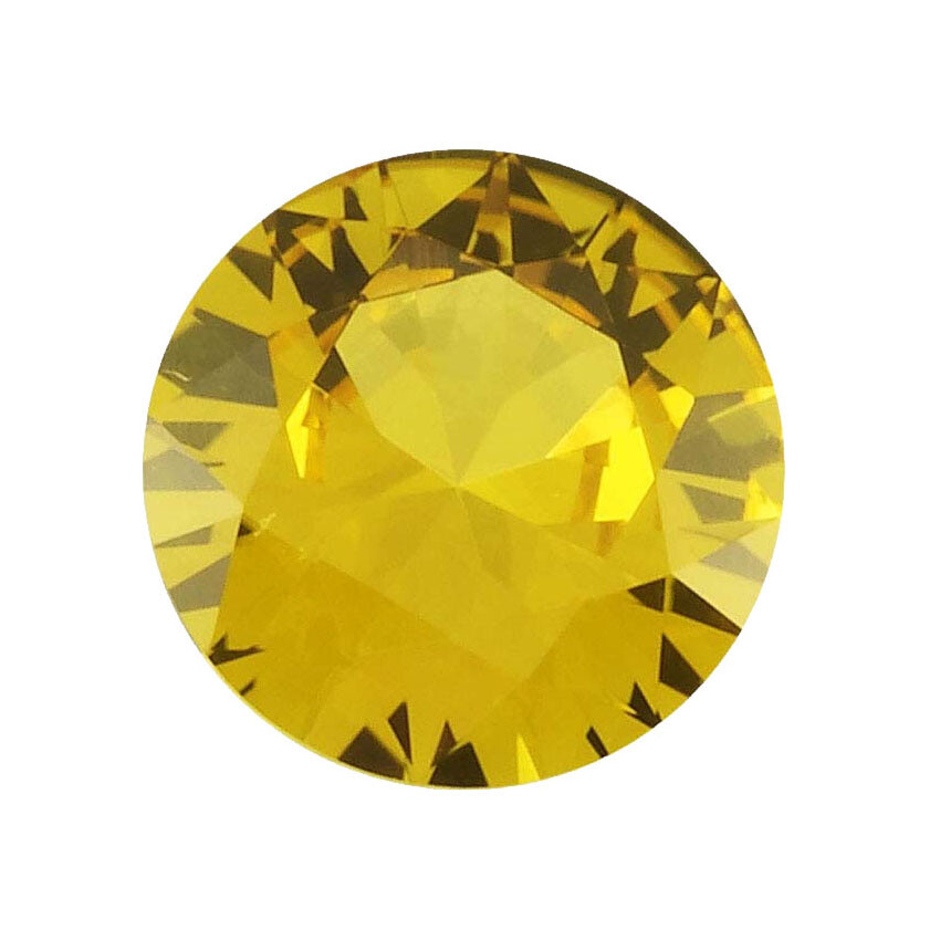 Round shape Imitation Citrine Faceted Loose Gemstone Sized 11 mm | eBay