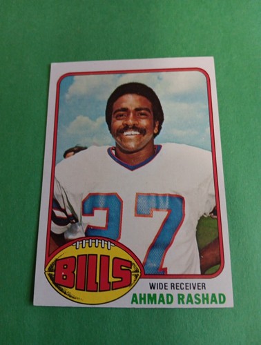 1976 Topps Ahmad Rashad #383 football card Buffalo Bills | eBay