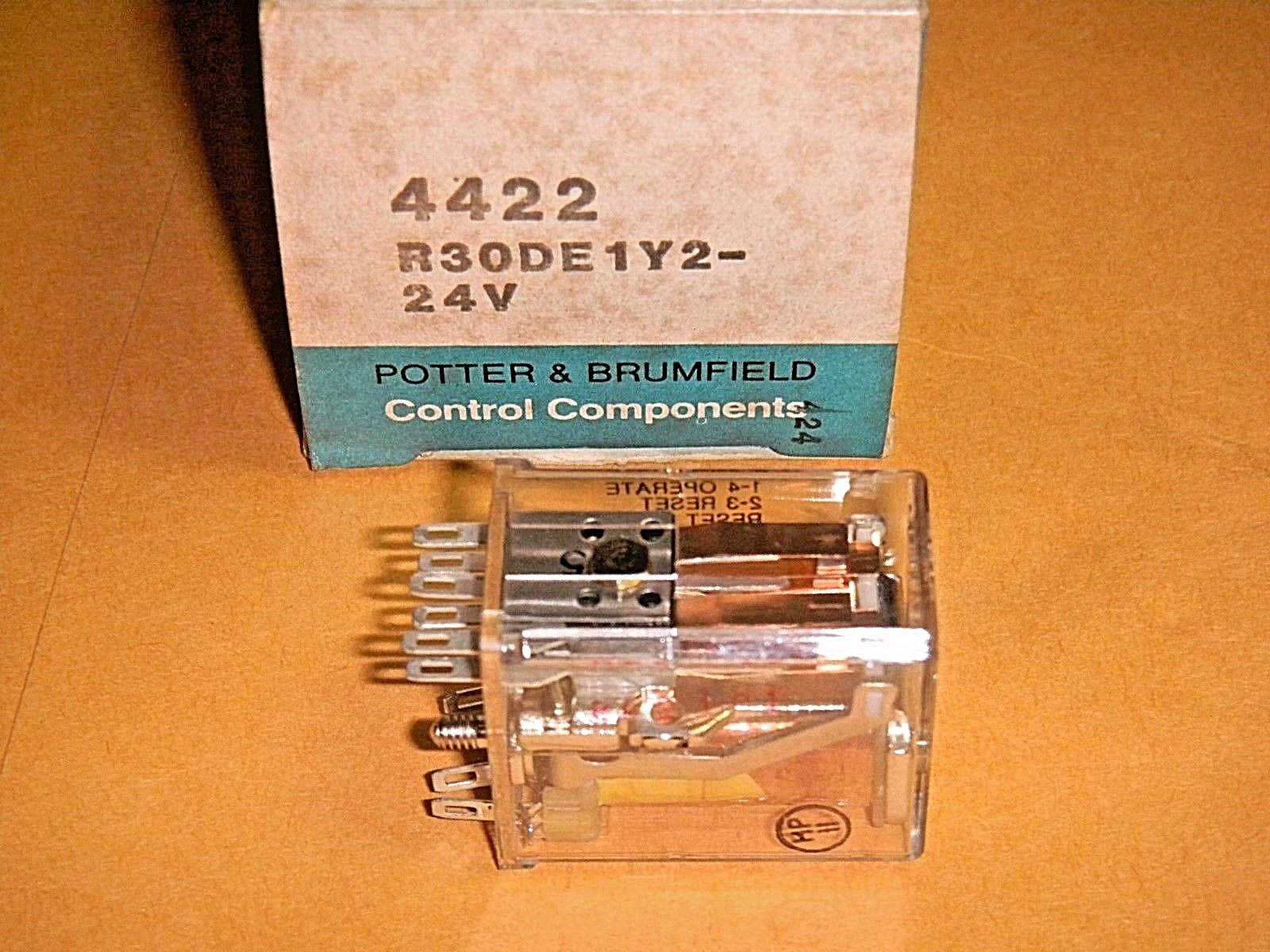 P&B Potter & Brumfield R30D-E1Y2-24V Relay Dual Coil Magnetic Latching ...