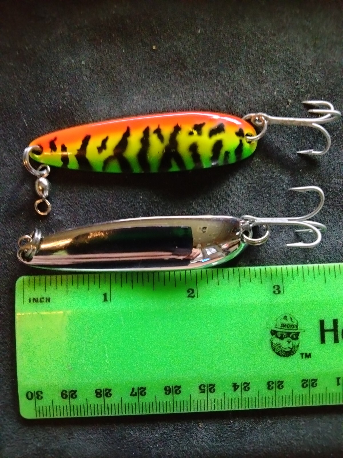 2 VTG KROCODILE FISHING LURE Die #4 LUHR JENSEN Hood River Oregon ...