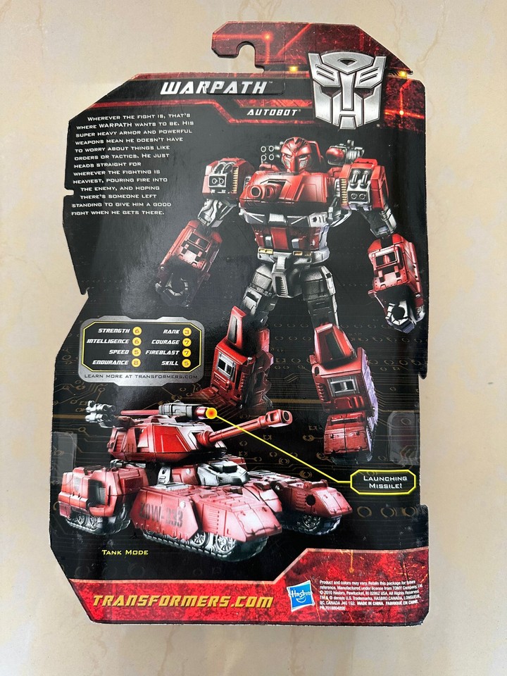 Transformers Generations Deluxe Class Warpath Brand new free shipping ...