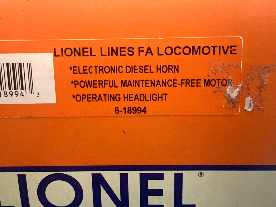 Lionel FA Locomotive 6-18994 O Gauge Electronic Diesel Horn 11051, in ...