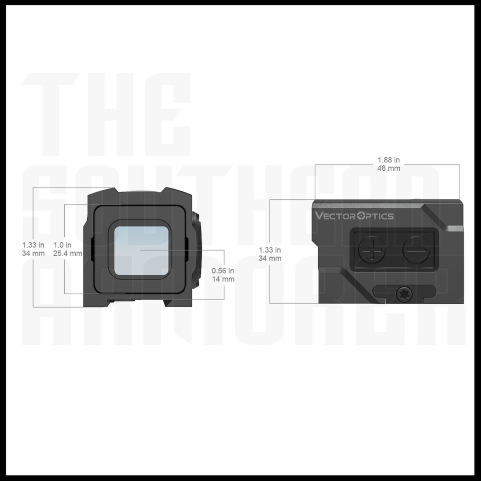 GLOCK MOS ACRO FOOTPRINT ENCLOSED RED DOT REFLEX OPTIC SIGHT FOR 17 19 ...