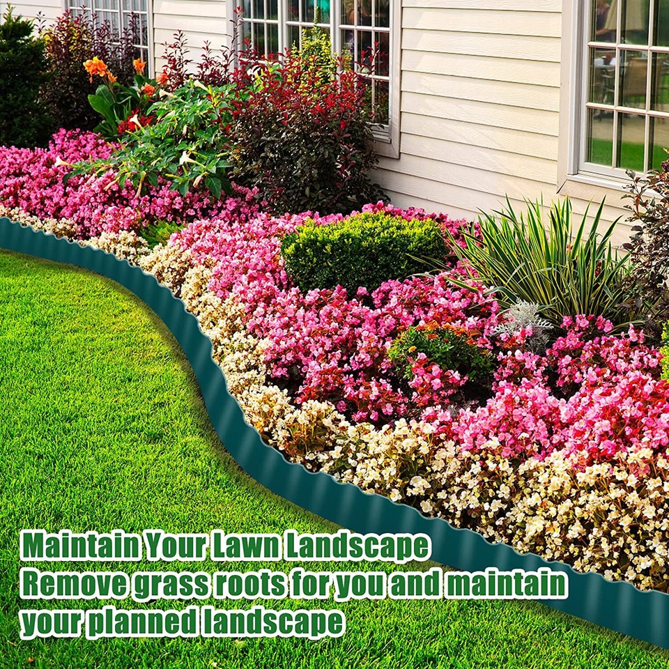 30ft Landscape Edging Board Lawn Edging Border Fence for Garden Yard ...