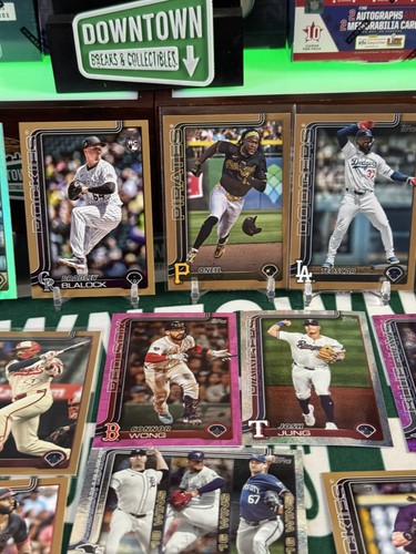 2025 Topps Series 1 Diamante, Gold /2025, Rainbow Foil Lot- 31 Cards-RC ...