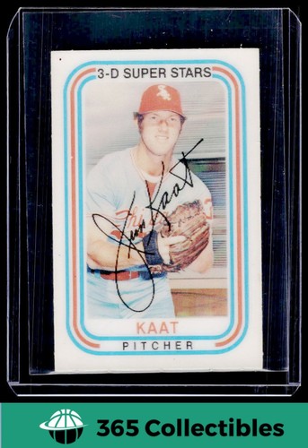 1974 Kellogg's 3-D Super Stars Jim Kaat #25a Team logo Chicago White ...