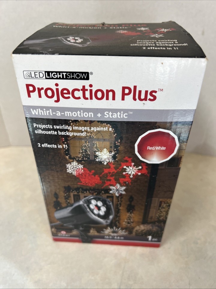 Gemmy LED Light Show Projection Plus Whirl A Motion and Static - NIB | eBay