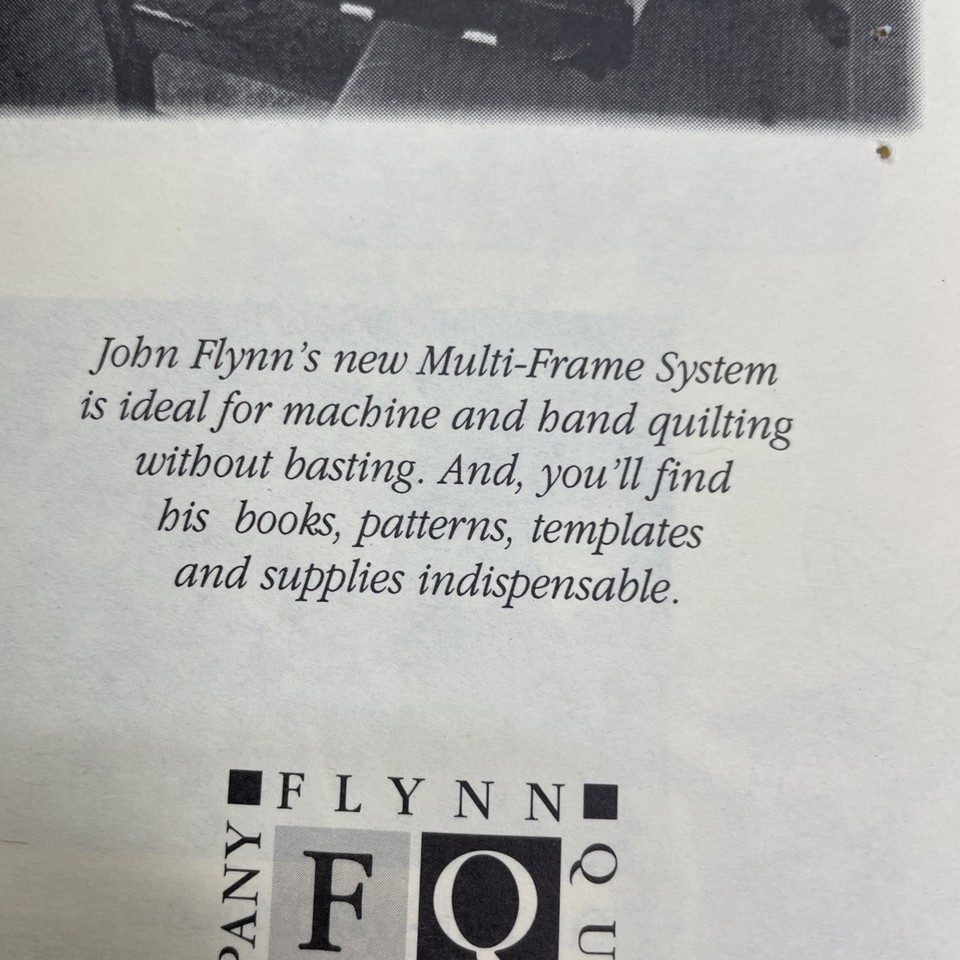New Flynn Multi-Frame Kit Open Box No Basting Machine Hand Quilt ...