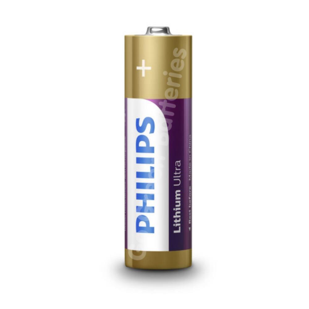 Philips AA AAA 9v Lithium Batteries Ultra PP3 1.5v LR6 L91 LR03 L92 ...