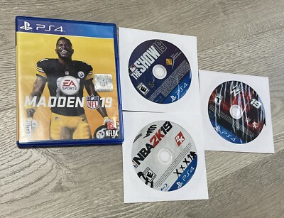 Madden 19 NBA2K19 W2K19 The Show 19 - Sport Bundle - Sony PlayStation 4 ...
