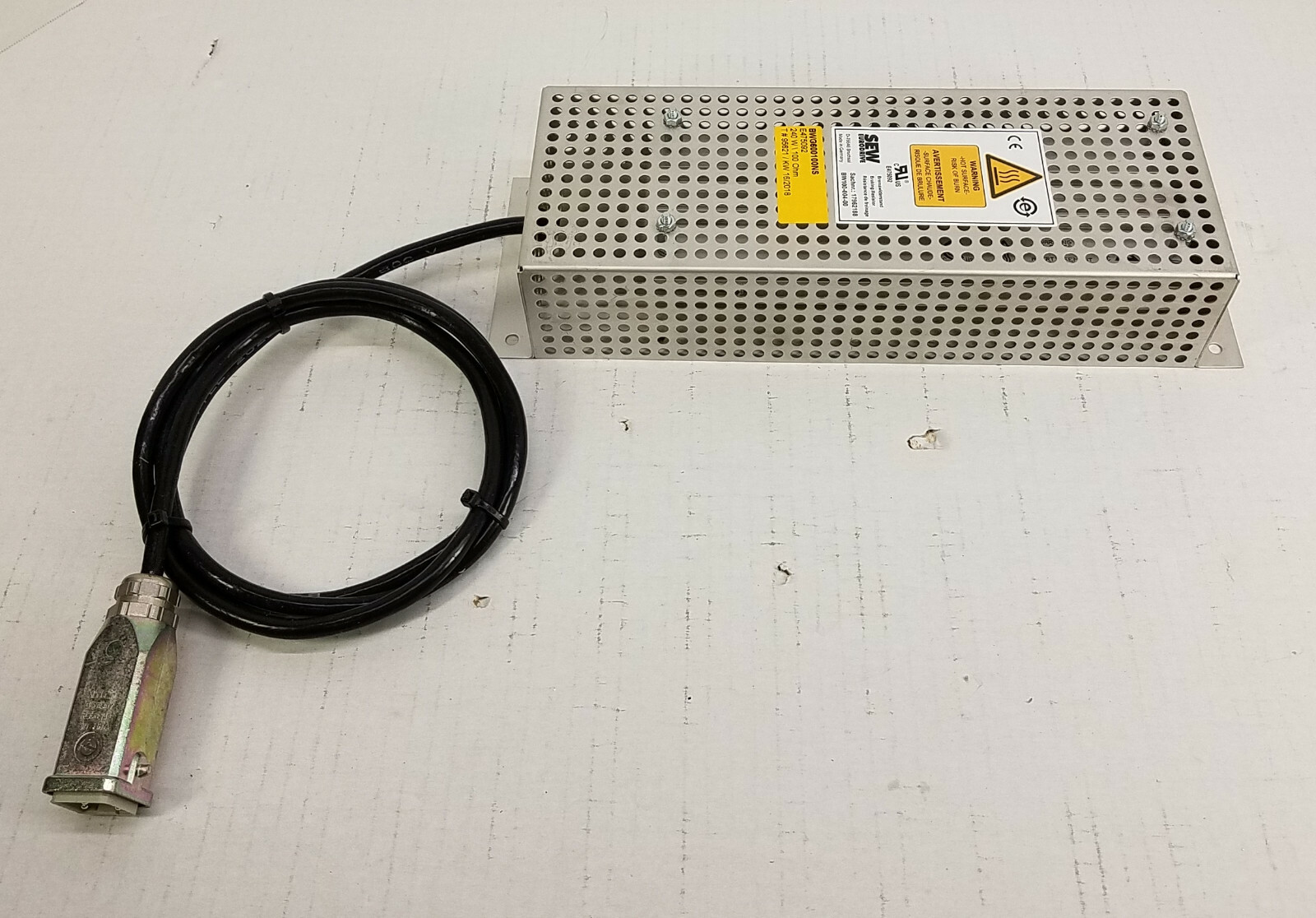 SEW EURODRIVE BW100-004-00 Braking Resistor BWG600100NS 240 W, 100 Ohm ...