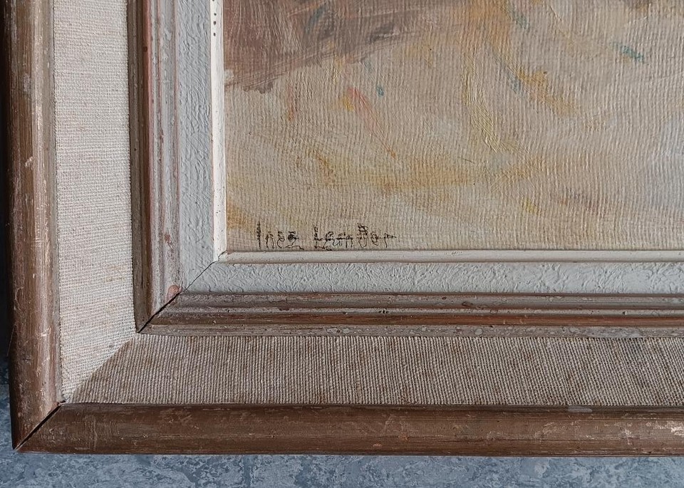 Inez Leander 1879-1969 Original Desert Oil Painting Signed | eBay