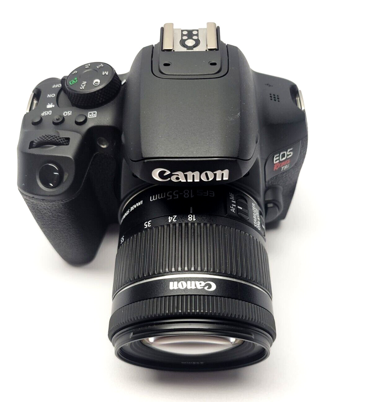 Canon EOS Rebel T8i Digital SLR Camera Black 18-55mm Lens Kit +Battery ...