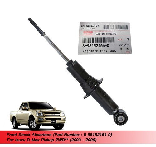 Front Shock Absorber 8981521640 For Isuzu Dmax 2WD 2003 2004 2005 2006 ...
