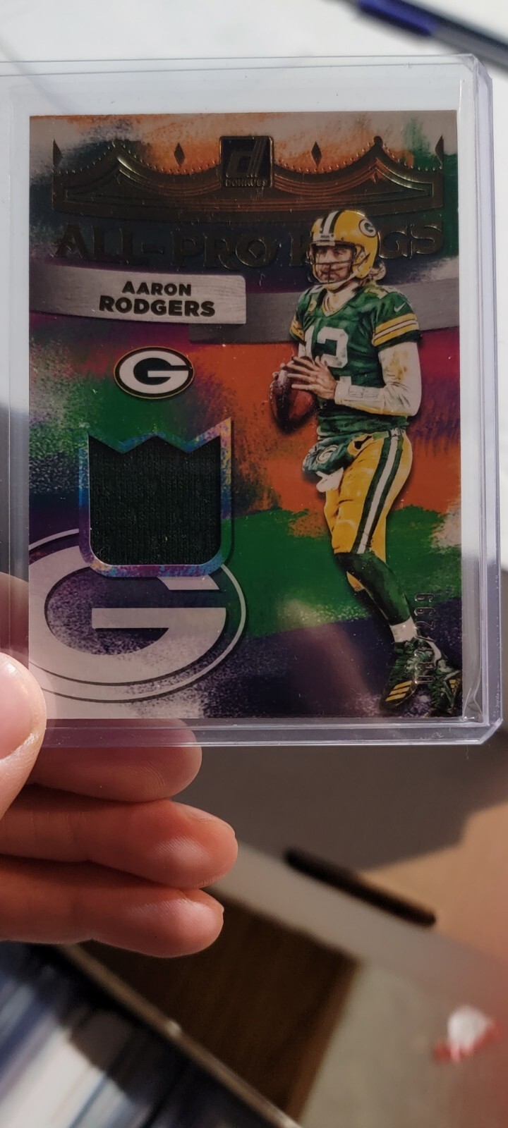 2022 Donruss Football Aaron Rodgers #APK-1 ALL-PRO KINGS PATCH 83/299 ...